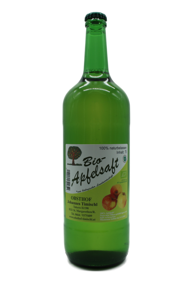 BIO Apfelsaft 1lt. - Genusshaus Timischl
